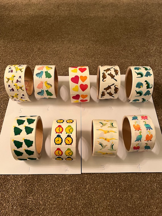 Great Seven Sticker Rolls Please Choose From Drop Down List - Etsy