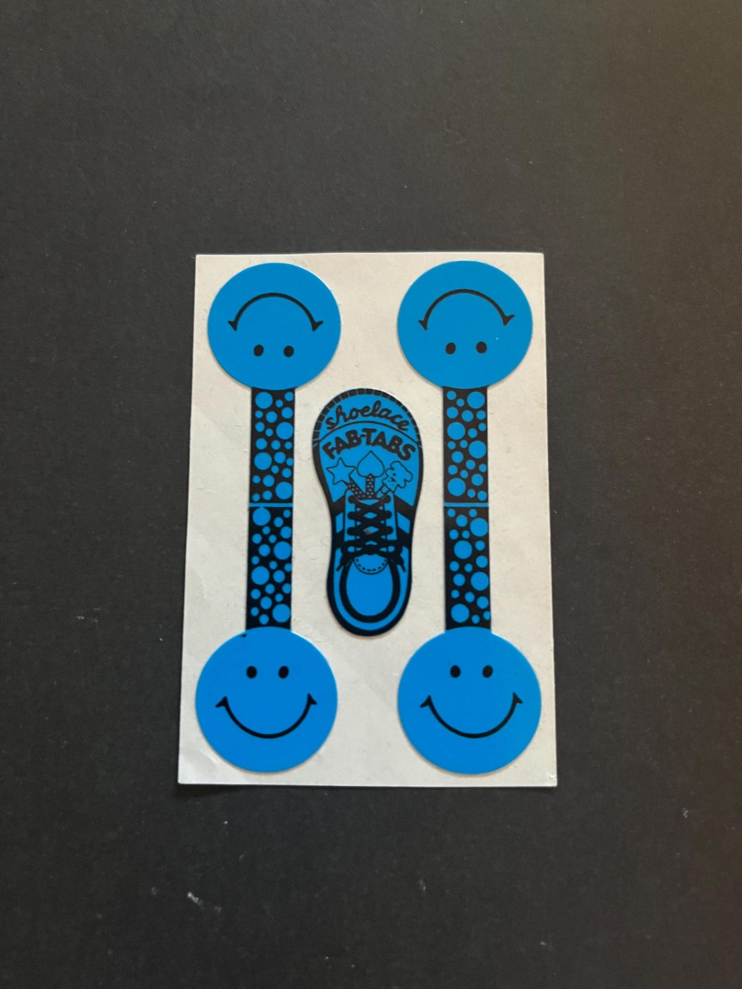 Sandylion Vintage Rare Smiley Face Shoelace Fab Tabs Stickers - Etsy