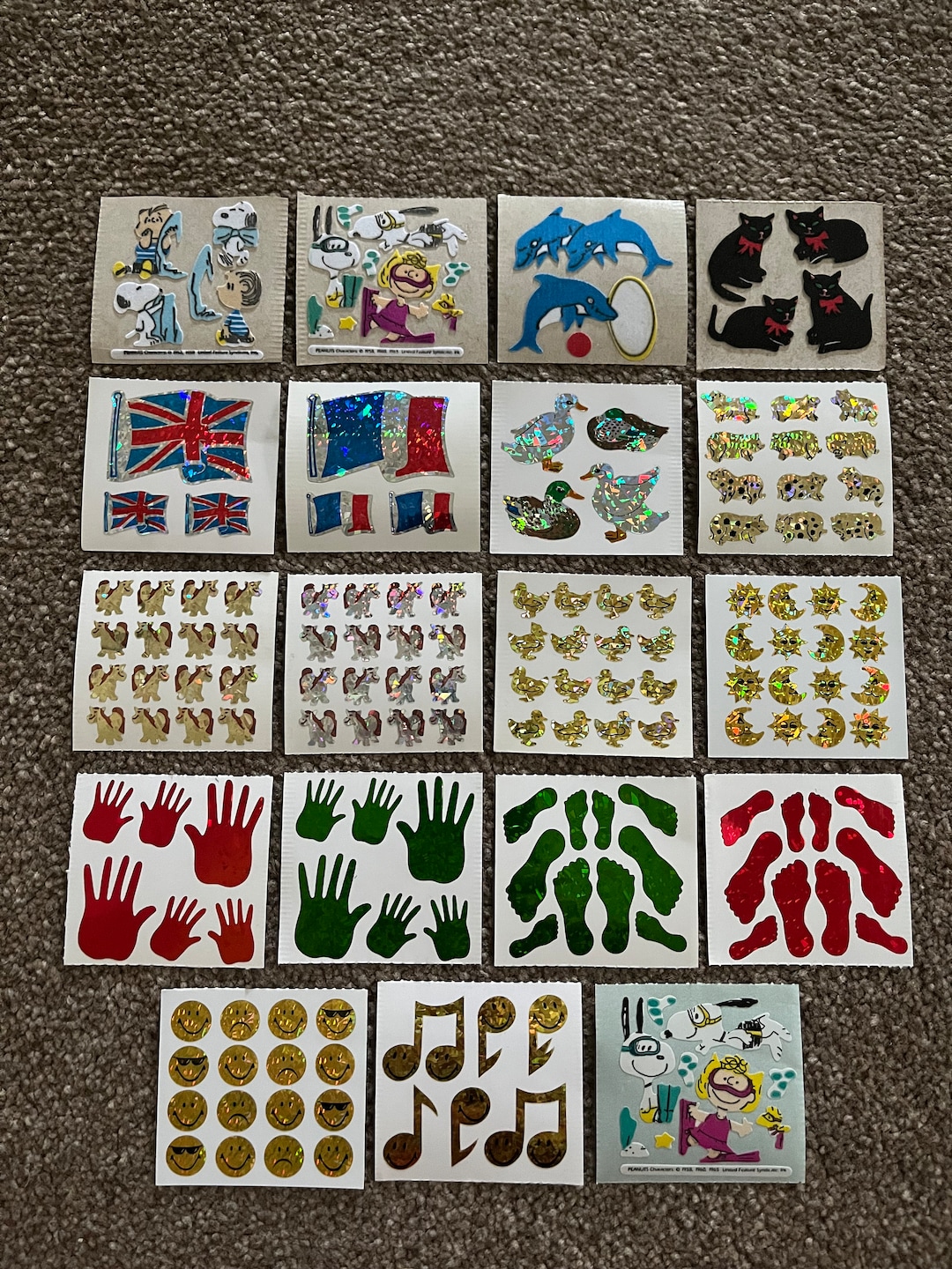 Stickermagic Fuzzy, Glossy, Prismatic Stickers - Please Choose From ...