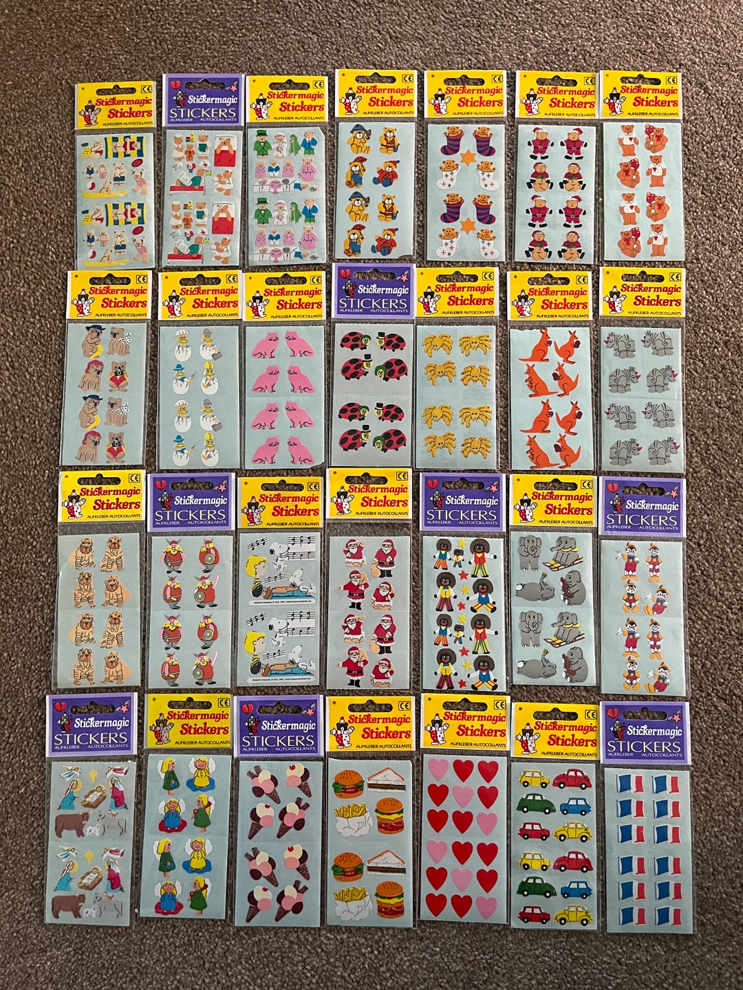 Stickermagic Glossy Sticker Strips - Please Choose From Drop Down List ...