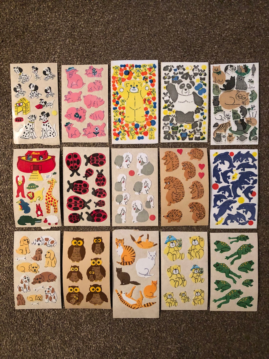 Stickermagic Rare Fuzzy Maxi Stickers - Etsy