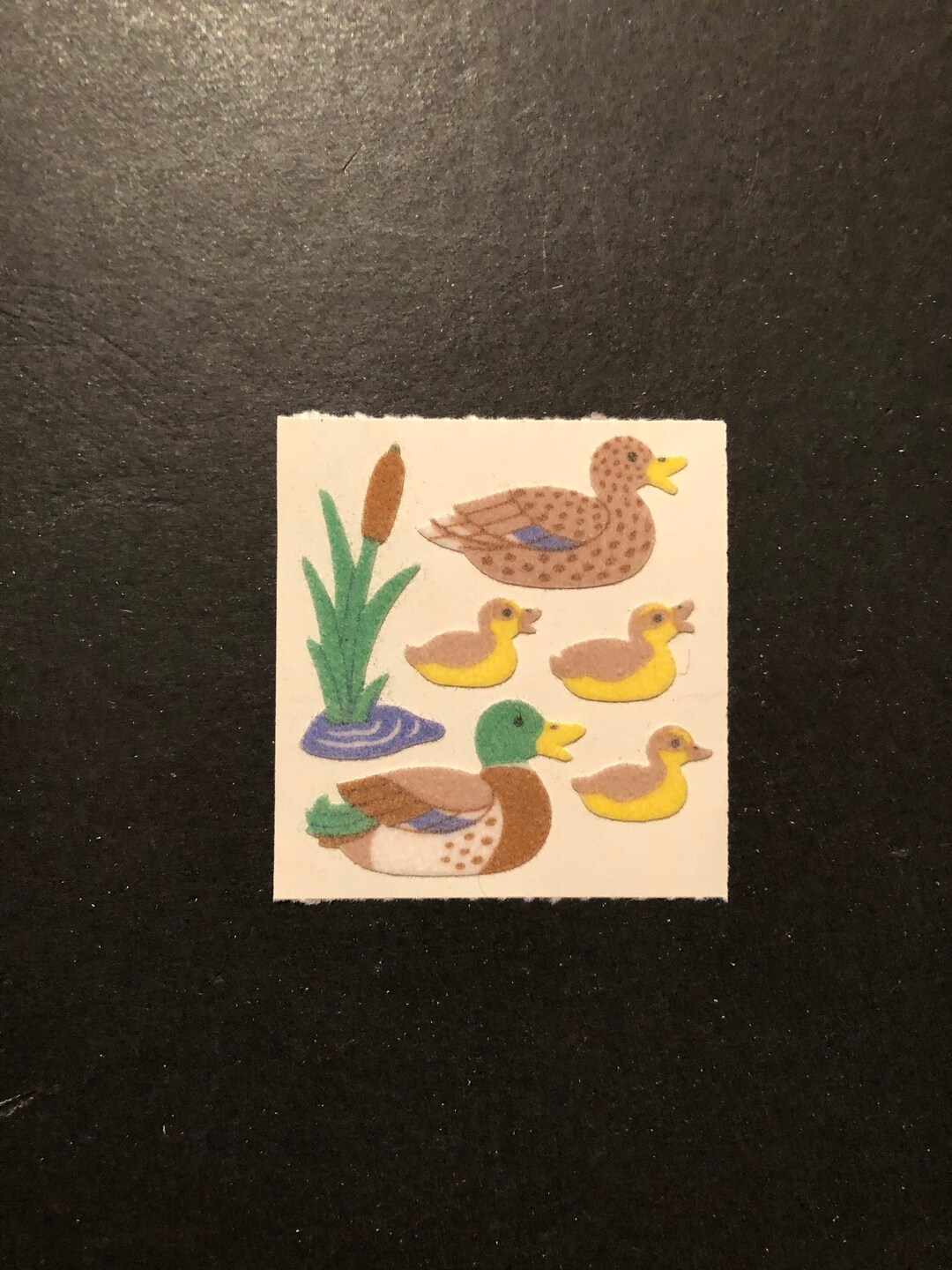 Sandylion Vintage Very Rare Fuzzy Duck Stickers - Etsy