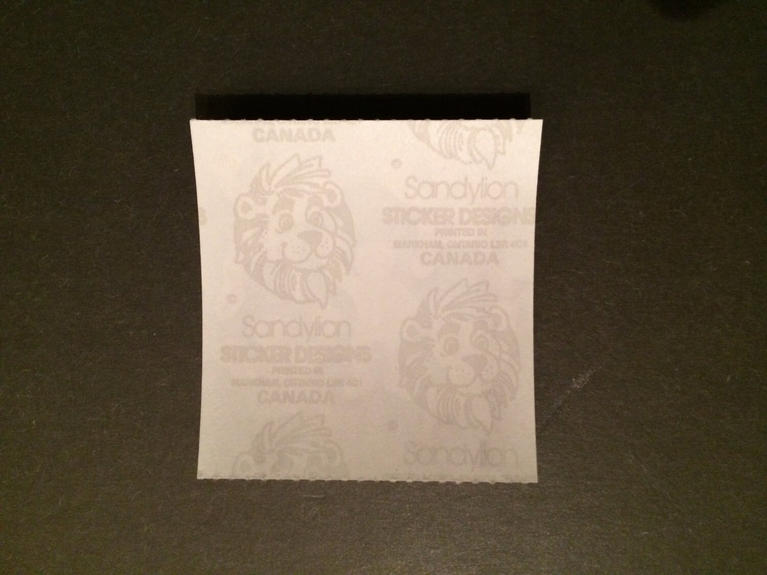 Sandylion Vintage Rare Fuzzy Skeleton Stickers - Etsy