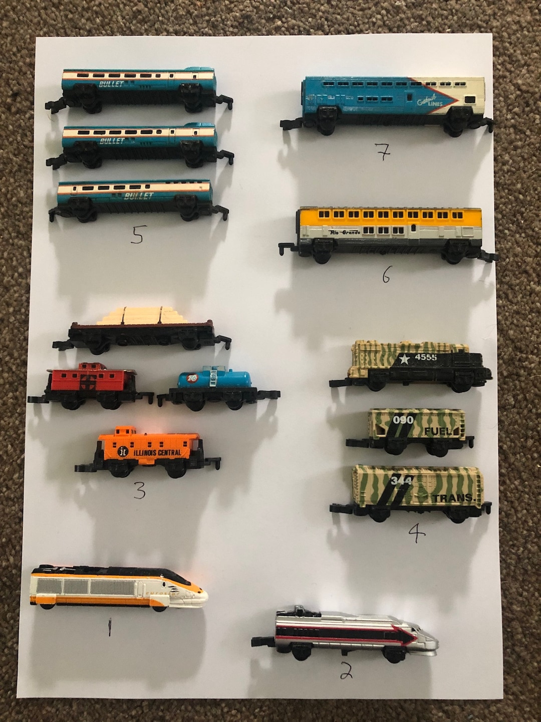 Micro Machines Vintage Rare Train Set Spares - Etsy