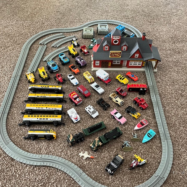 Micro Machines Train Station - Etsy