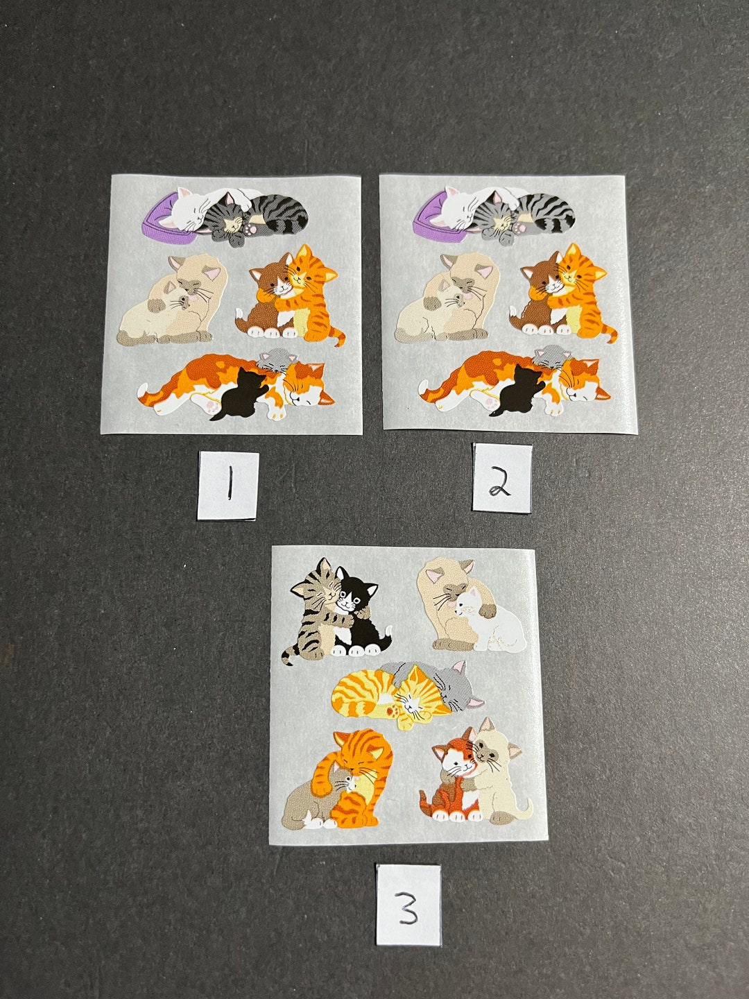 Sandylion Vintage Paper Cat Stickers - Etsy