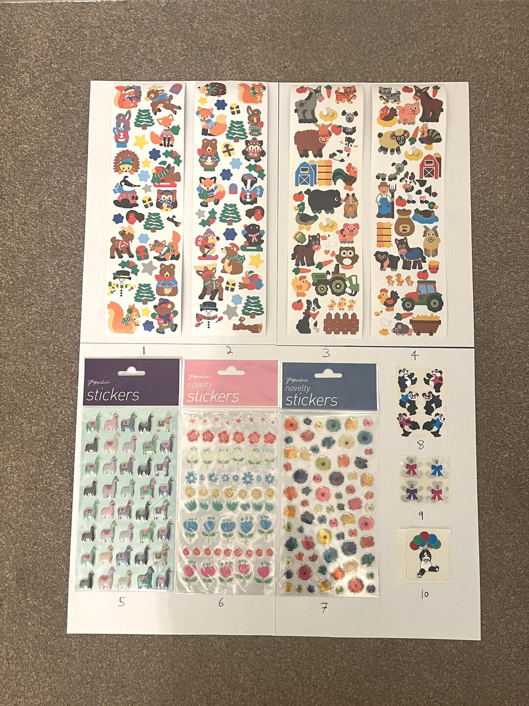 Stickers - Paper, Puffy, Prismatic - Please Choose From Drop Down List ...