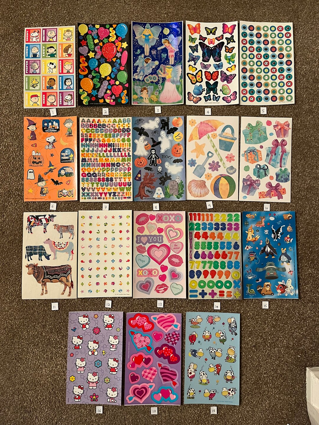 Sandylion Rare Large Sticker Sheets Please Choose From Drop - Etsy