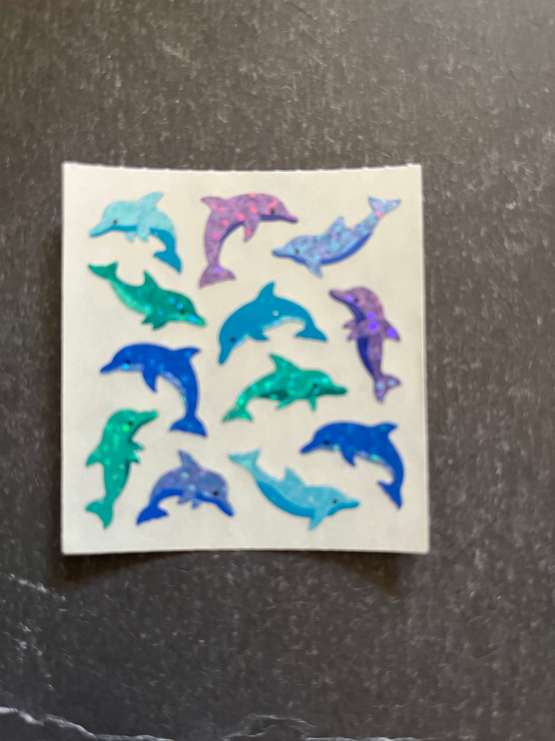 Sandylion Vinatge Rare Mini Dolphin Stickers - Etsy