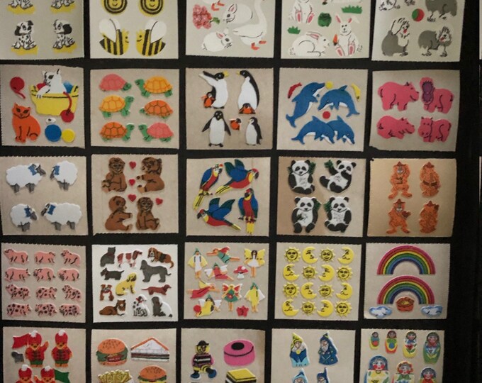 Rickie Tickie Stickies, Flower Power Stickers, Set of 6 Vintage 1970s ...