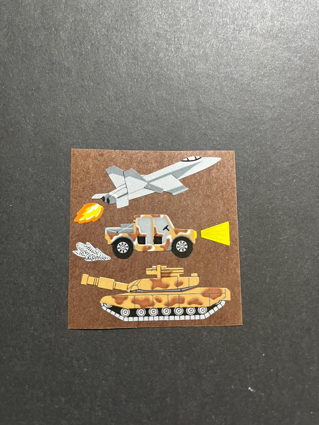 Sandylion Vintage Rare Paper Army Stickers - Etsy