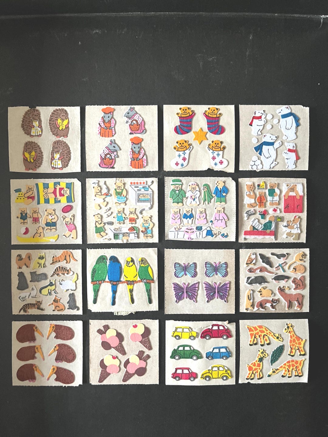 Stickermagic Fuzzy Sticker Lot - Etsy