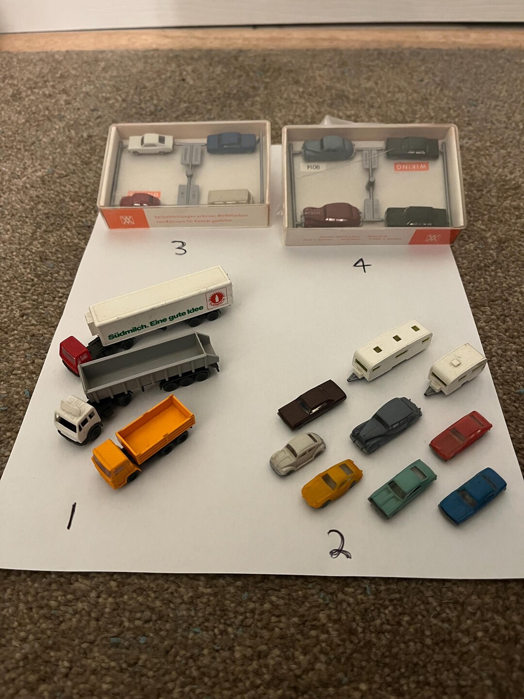 Wiking N Gauge Small Plastic Cars - Please Choose From Drop Down List ...