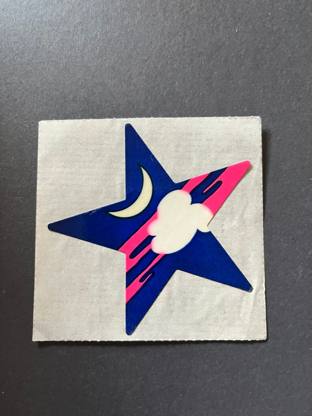 Sandylion Vintage 80s Rare Large Kromekote Star Sticker - Etsy