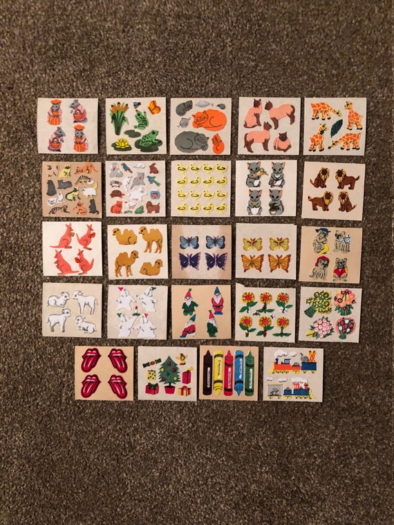 Stickermagic Rare Fuzzy Stickers - Etsy Australia