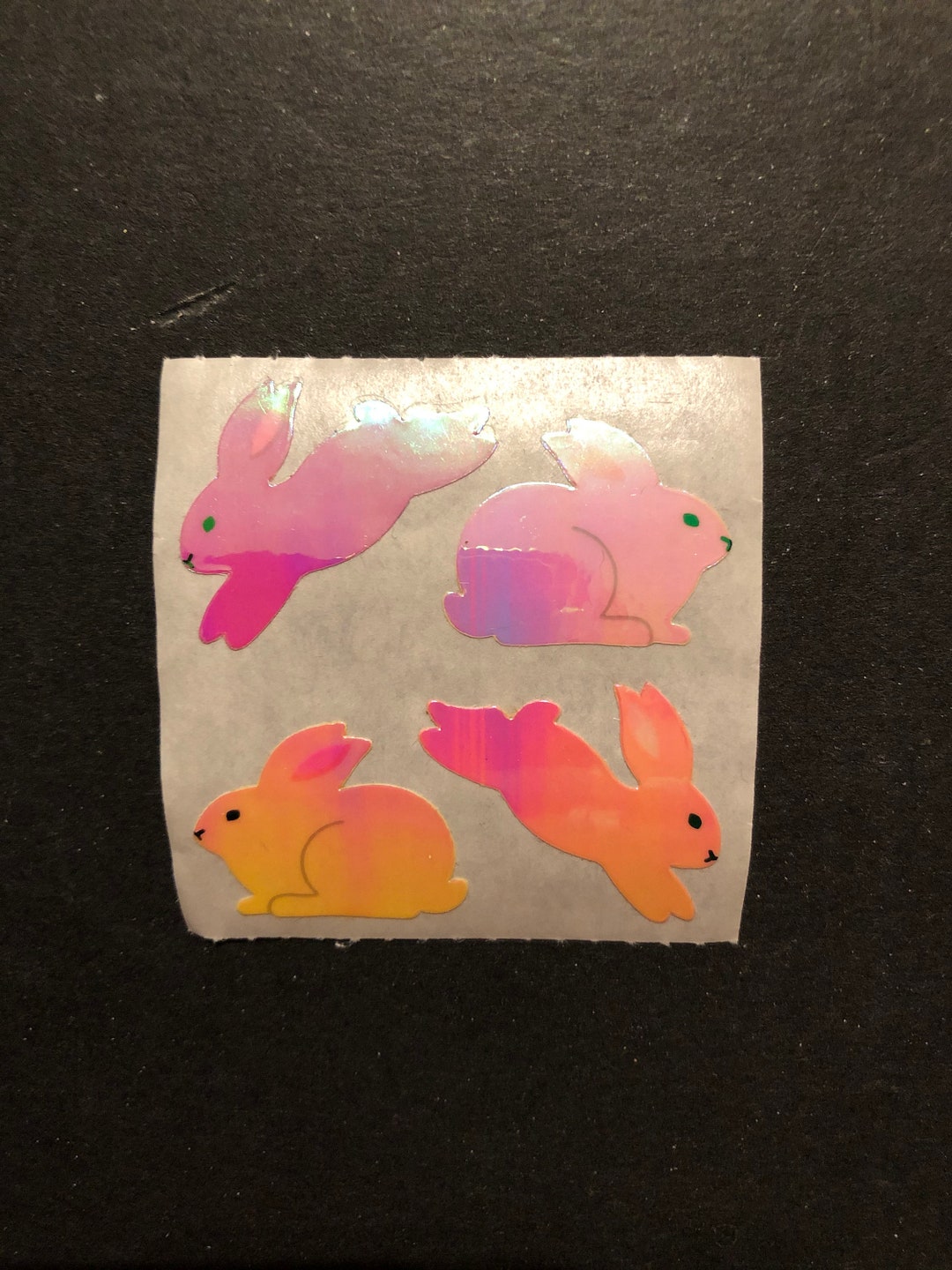 Sandylion Vintage Rare Shiny Rabbit Stickers - Etsy