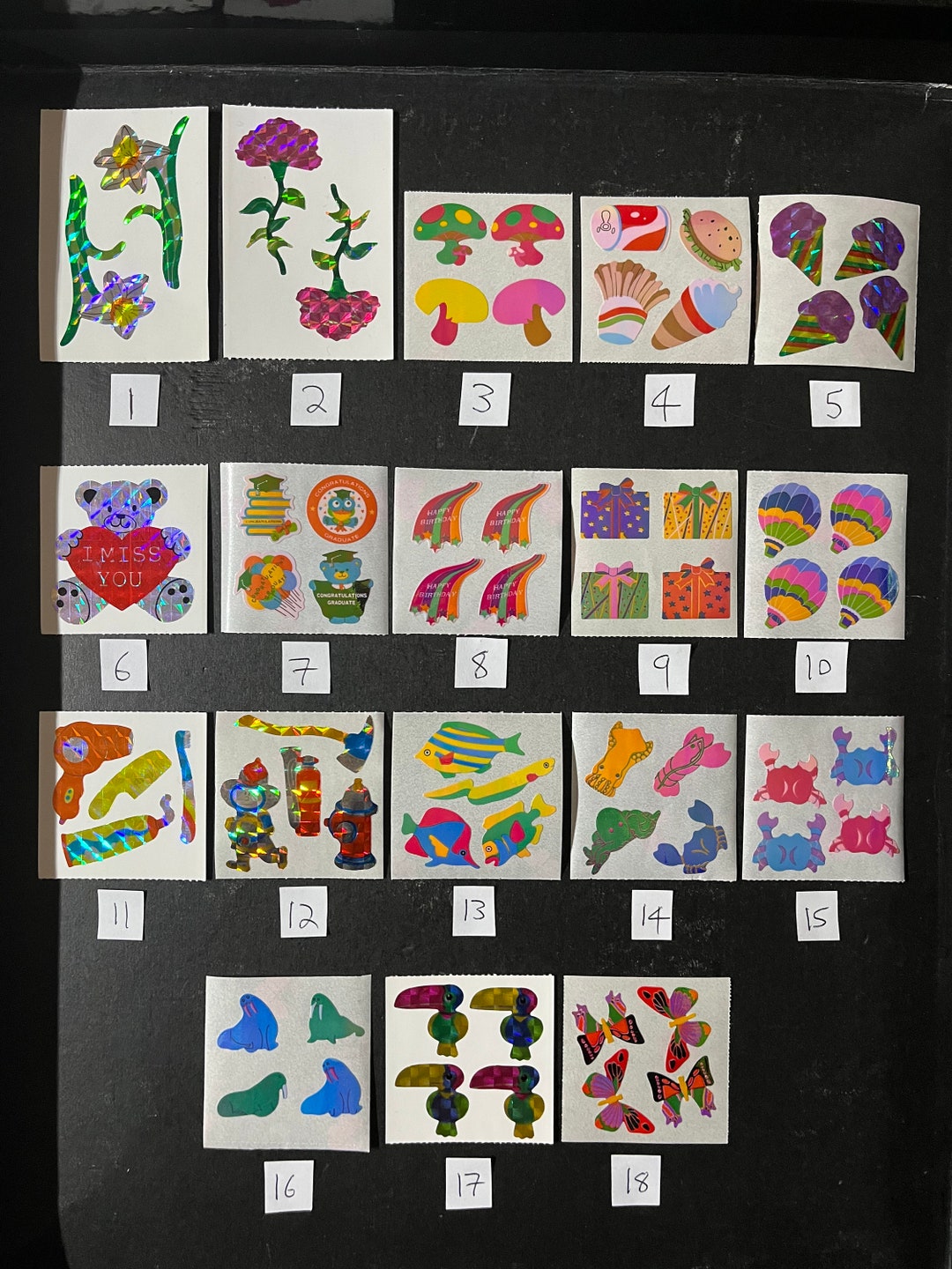 Great Seven Stickers - Please Choose From Drop Down List - Etsy