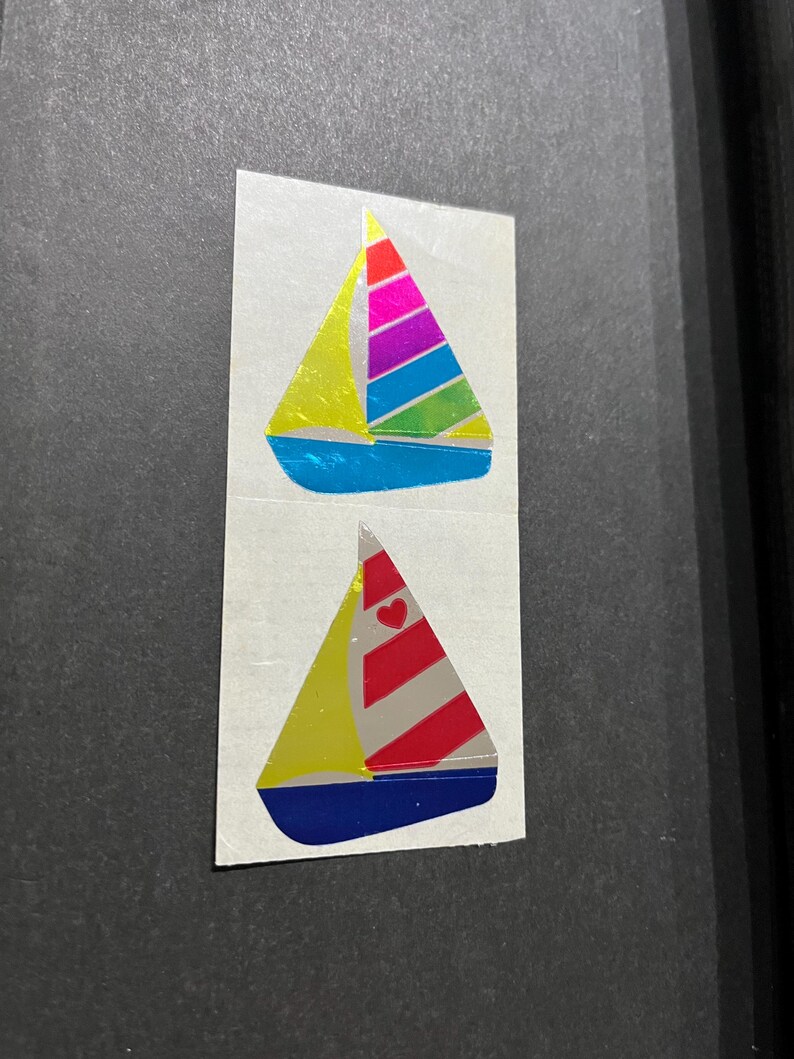 Sandylion Vintage 80s Very Rare Boat Stickers - Etsy