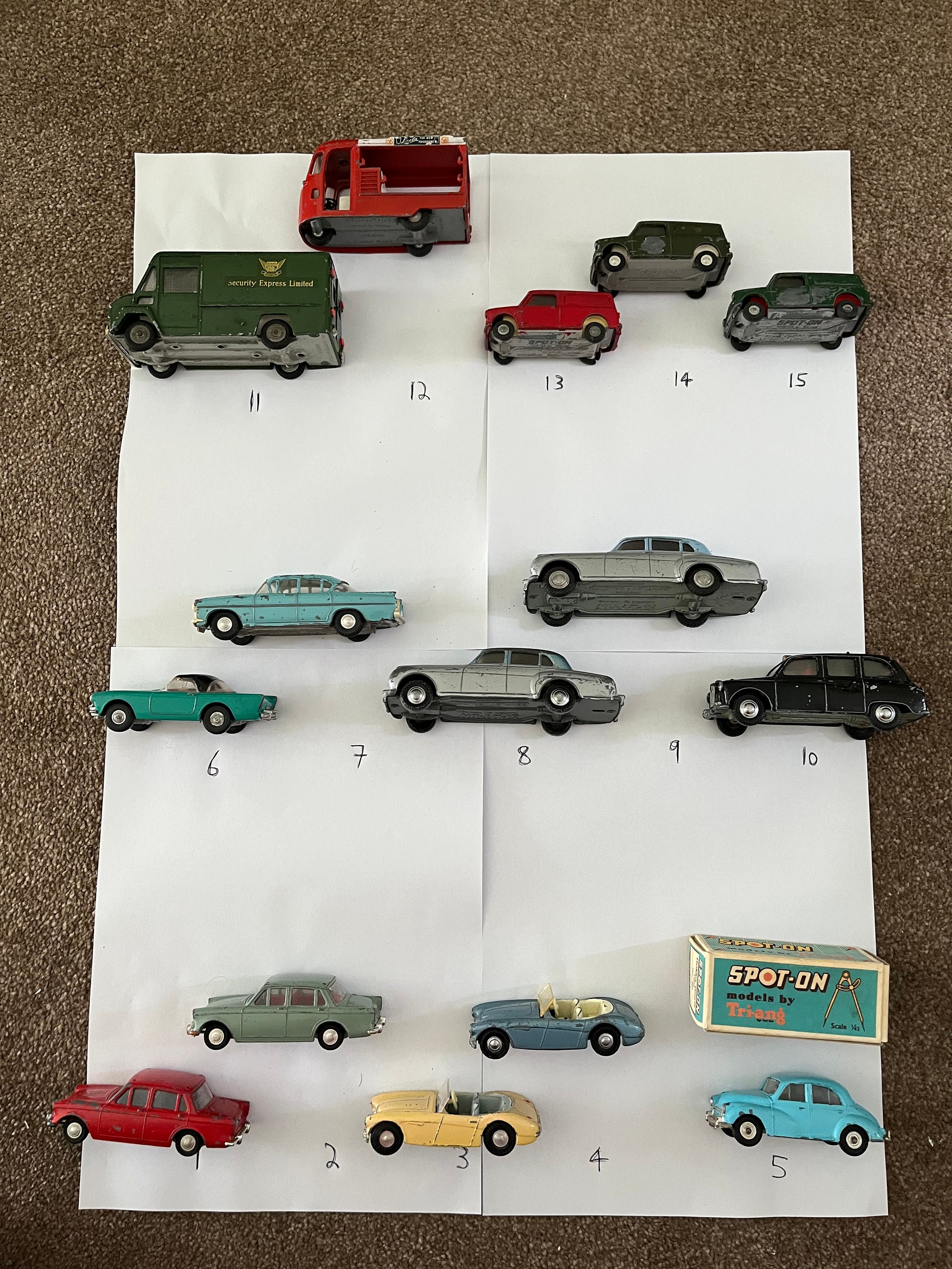 Triang Spot on Vintage Rare Cars and Vans - Please Choose From Drop ...