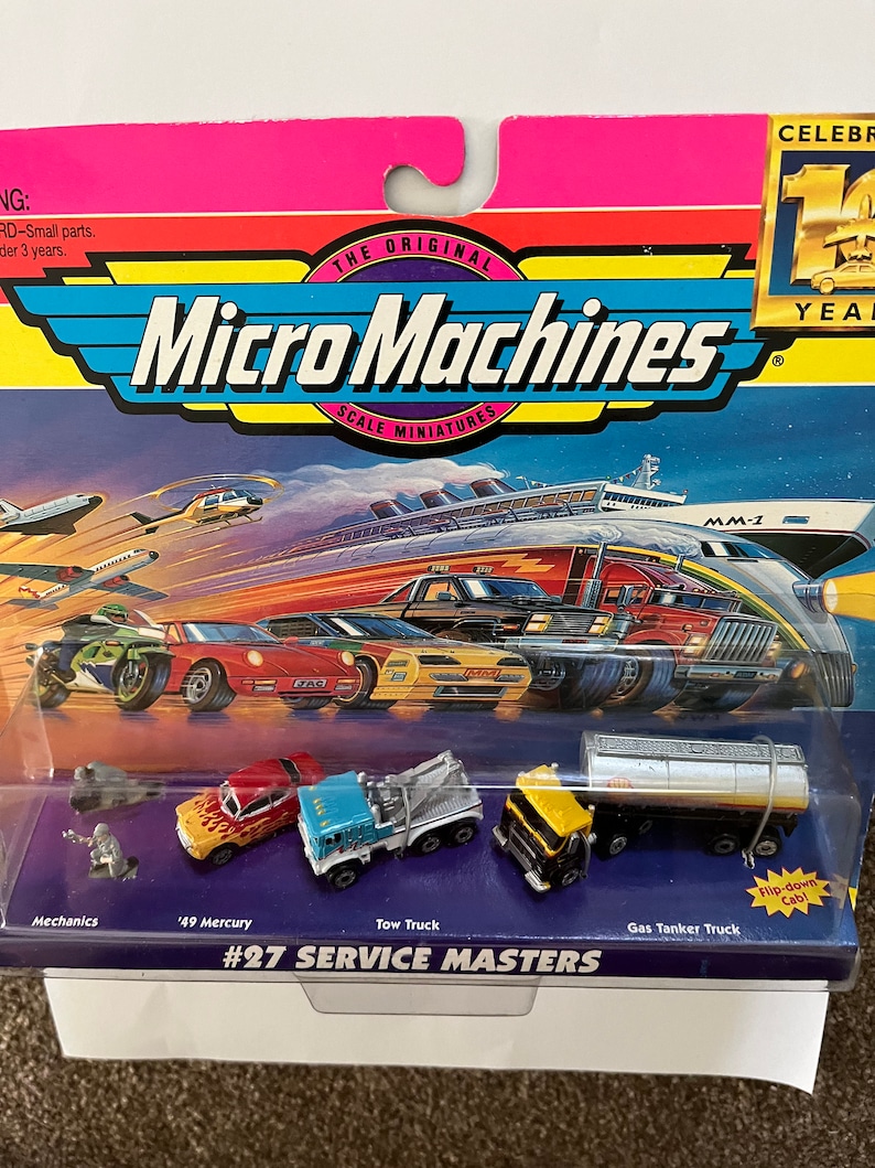 Micro Machines Vintage Rare Service Master Semi Set - Etsy