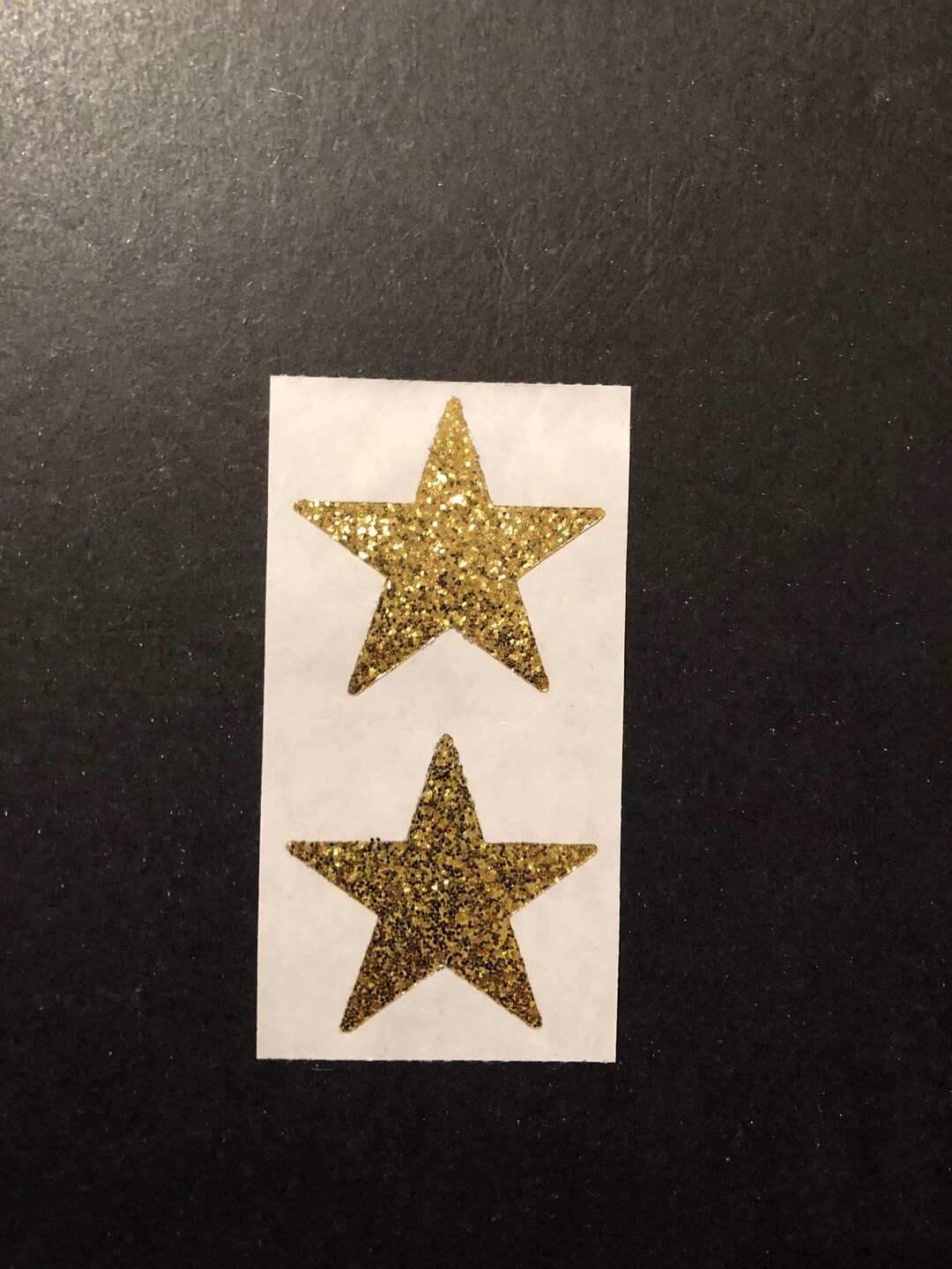 Sandylion Vintage 80s Very Rare Gold Glitter Star Stickers - Etsy