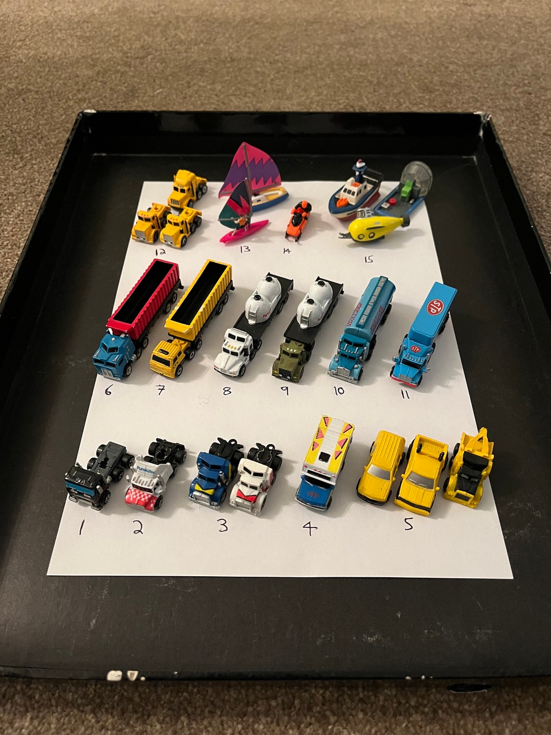 Micro Machines and Funrise Semi Trucks and Vans and Boats- Please ...