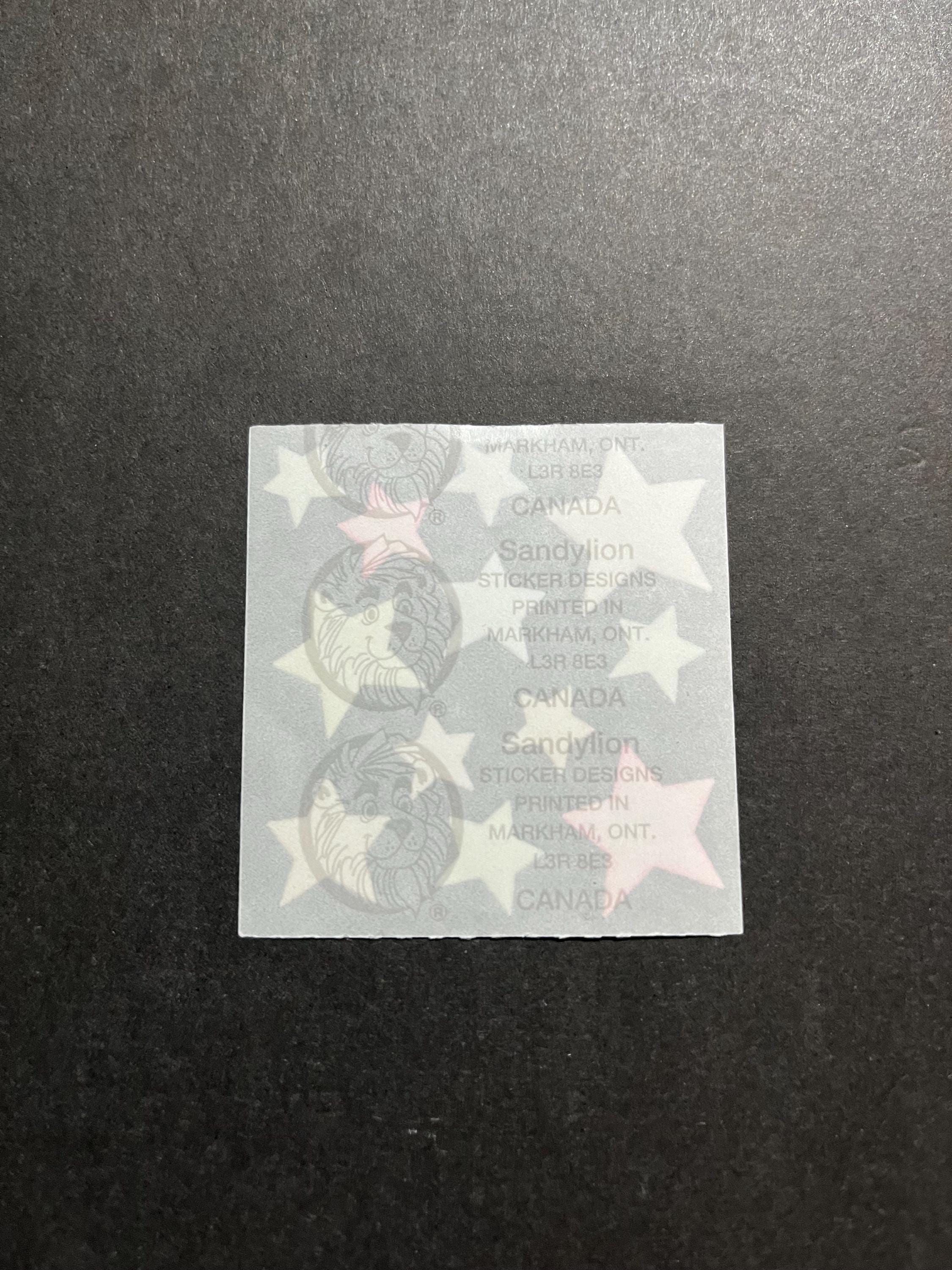 Sandylion Vintage Very Rare Shiny Star Stickers - Etsy