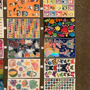 Sandylion Rare Large Maxi Sticker Sheets - Please Choose From Drop Down ...