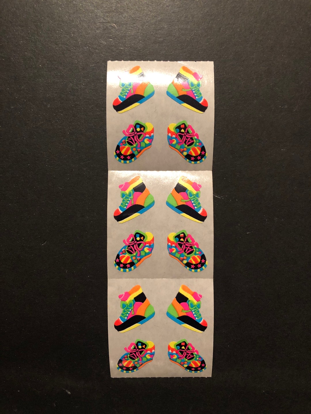 Sandylion Vintage Very Rare Paper Trainers/sneakers Sticker Strip - Etsy