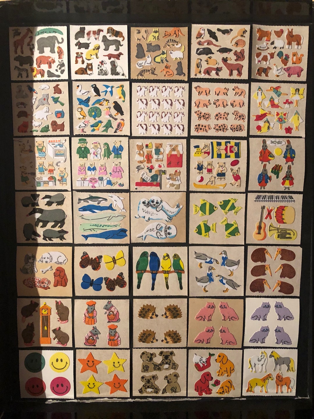 Stickermagic Rare Fuzzy Sticker Squares - Please Choose From Drop Down ...