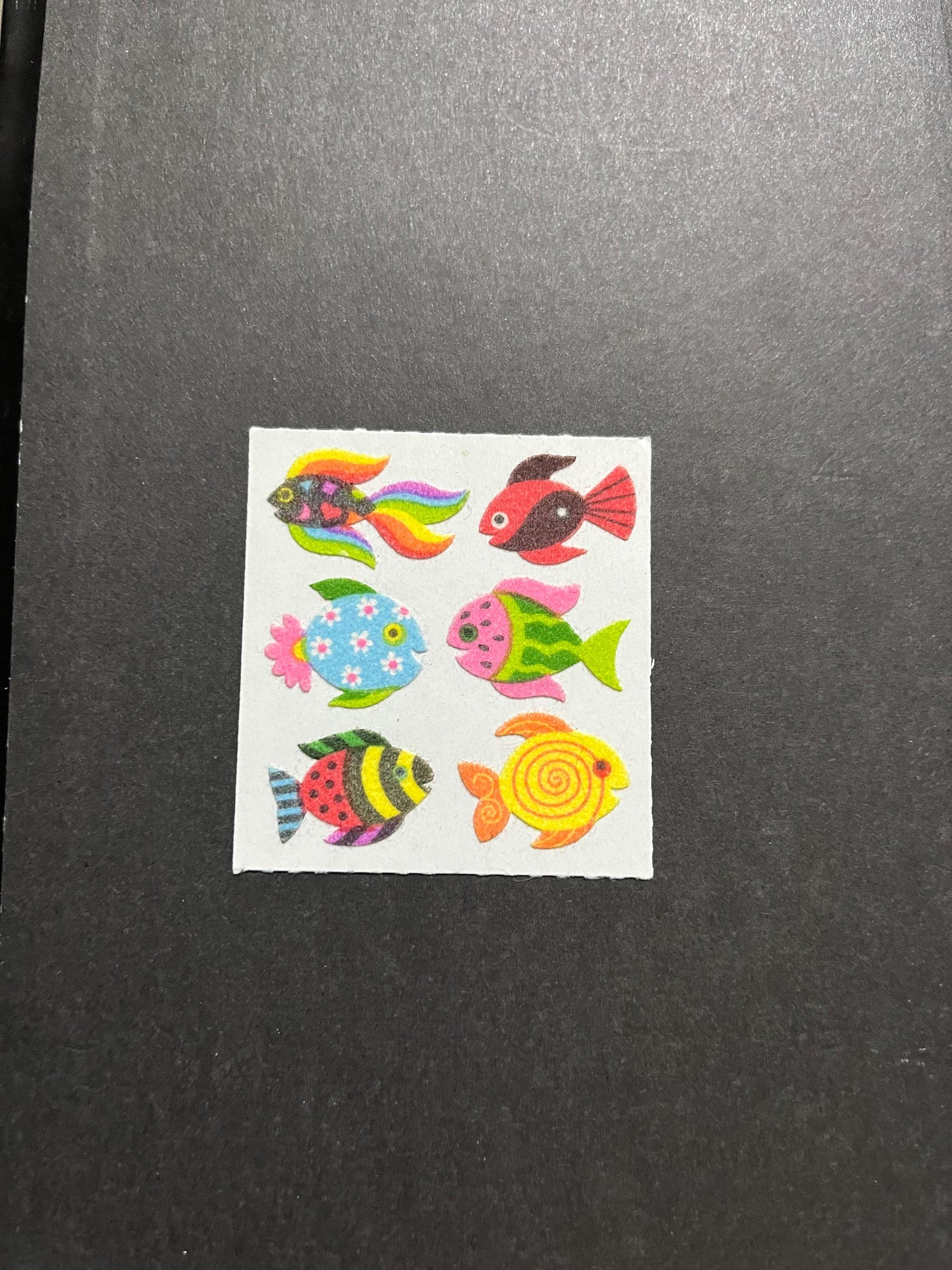 Sandylion Vintage Rare Fuzzy Fish Stickers - Etsy