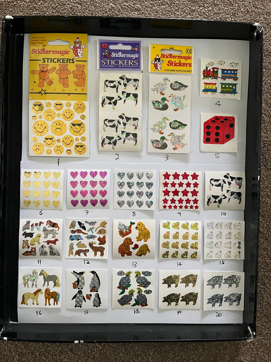 Stickermagic Prismatic Stickers - Please Choose From Drop Down List - Etsy