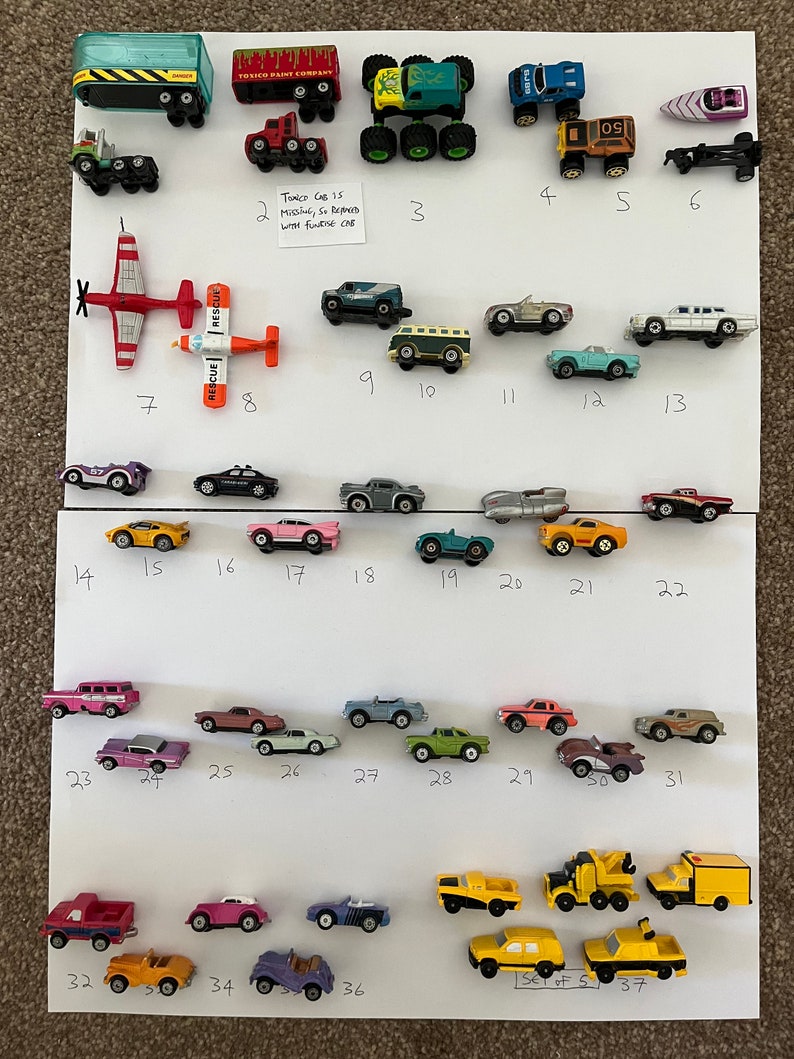 Micro Machines Vintage Cars, Trucks, Planes - Please Choose From Drop ...