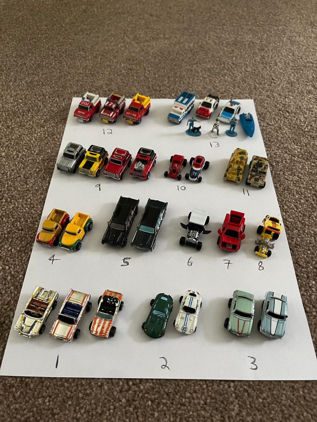 Micro Machines Vintage Cars and Vans - Please Choose From Drop Down ...