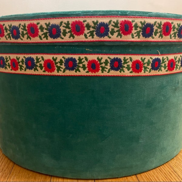 Vintage Hat Box - Etsy