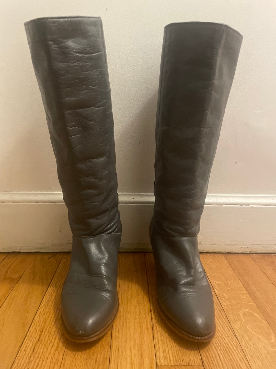 1970s Leather Boots 9 - Etsy