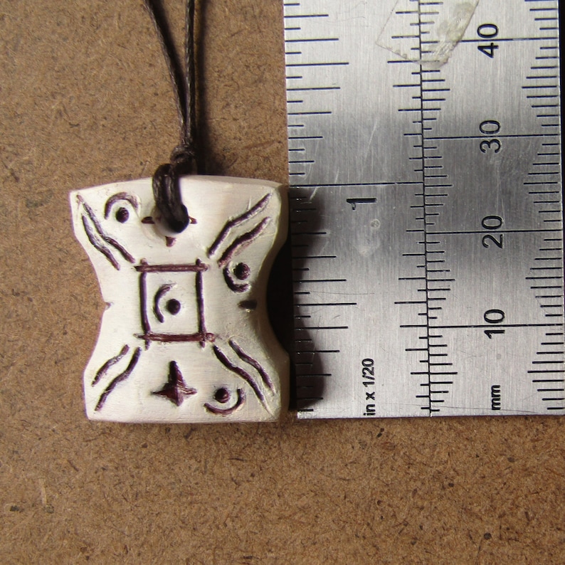 Japor Snippet Inspired Clay Pendant two Sizes Available - Etsy