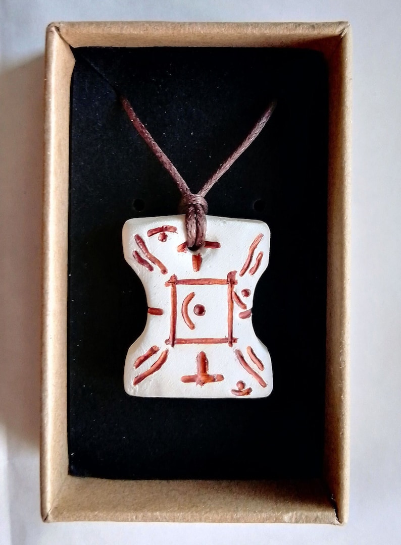 Japor Snippet Inspired Clay Pendant two Sizes Available - Etsy