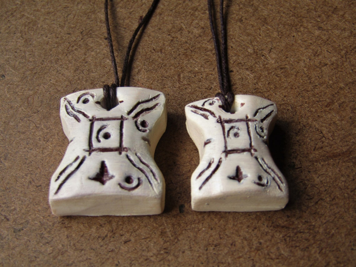 Japor Snippet Inspired Clay Pendant two Sizes Available - Etsy