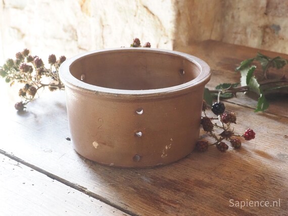 Large Handmade Antique French Terracotta Cheese Mould Cheese | Etsy
