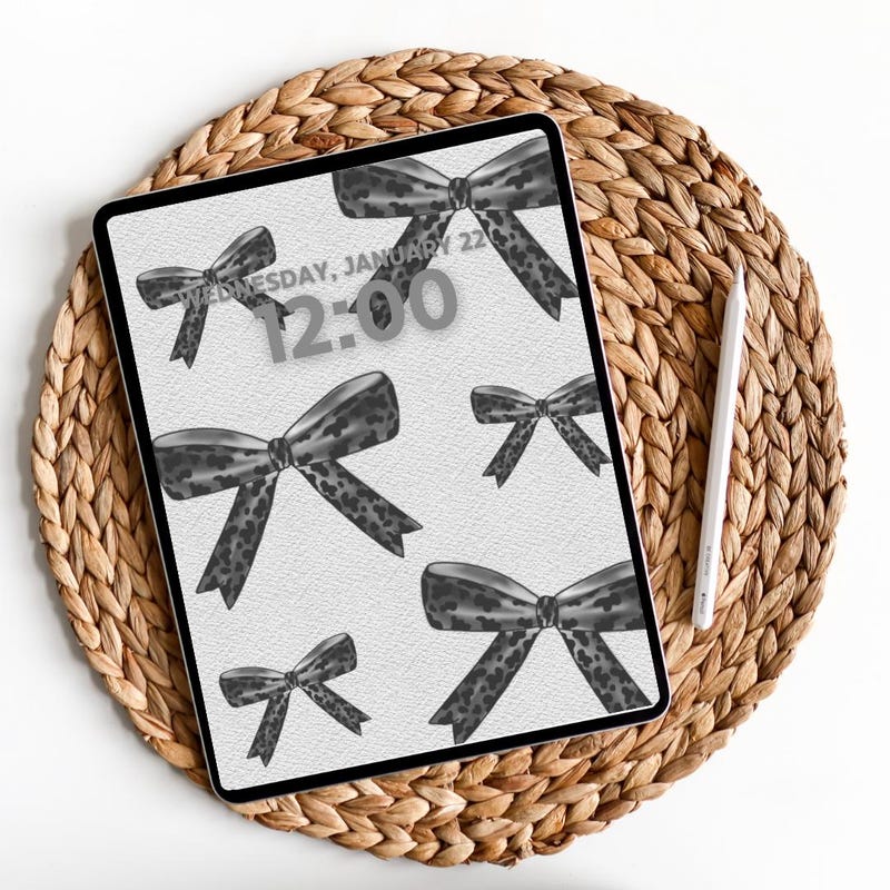 Bow Wallpaper for iPad - Etsy