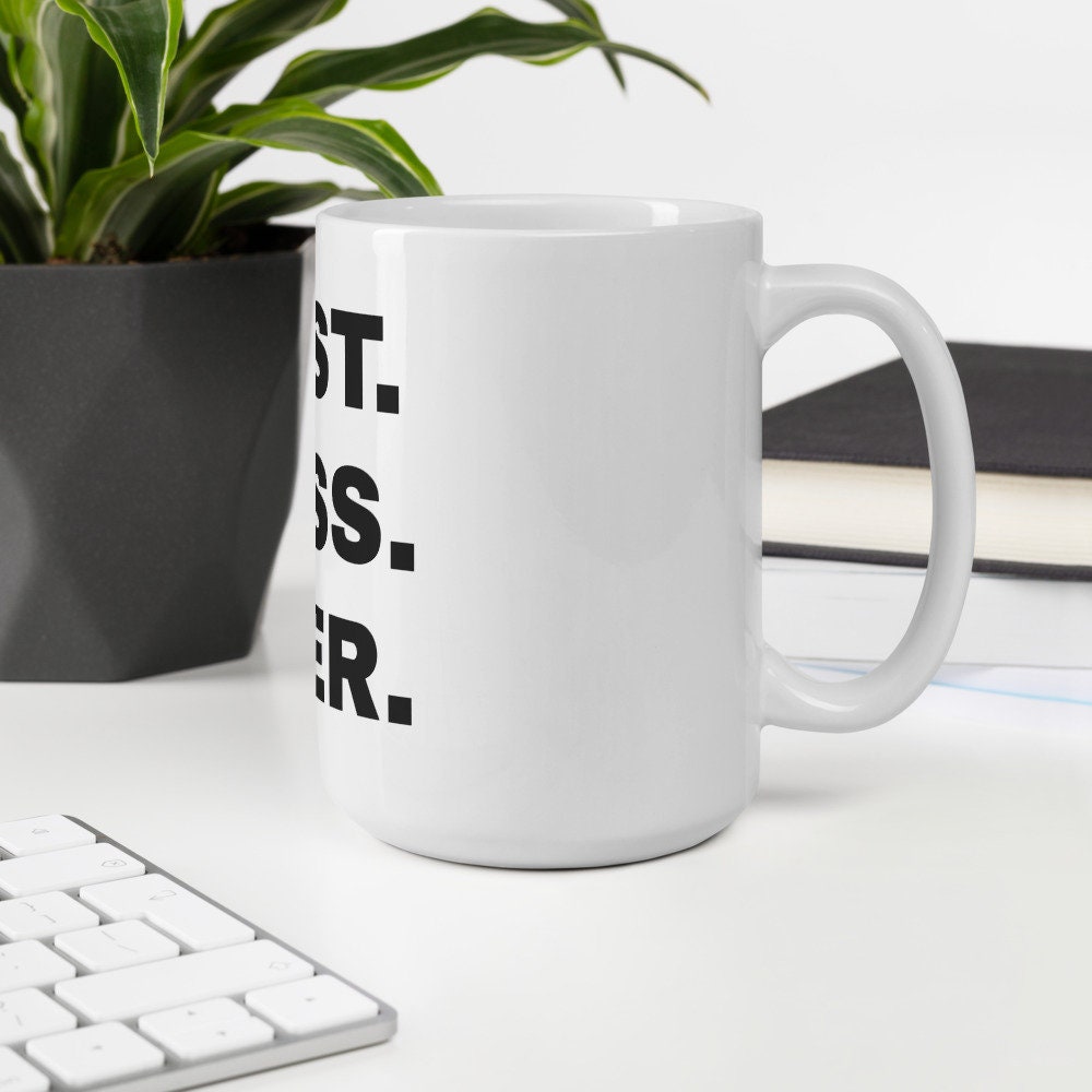 Tasse de boss drôle, meilleur patron jamais, cadeau pour le patron ...