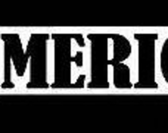 Merica Bullet Decal - Etsy