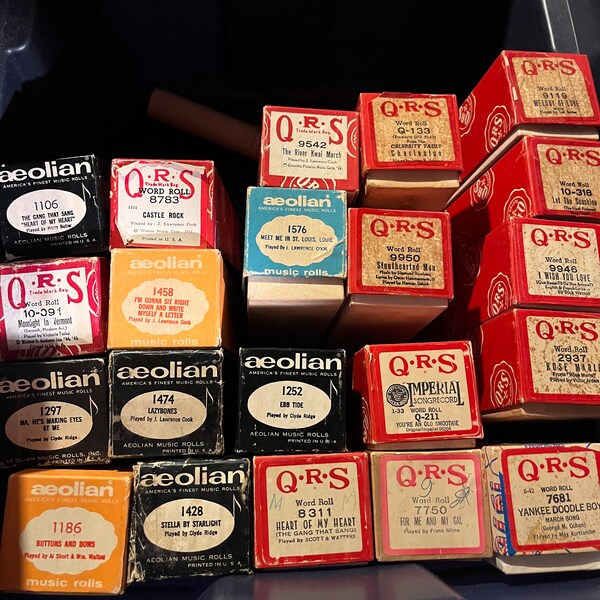 Vintage Piano Rolls - Etsy Vintage Piano Rolls - Etsy
