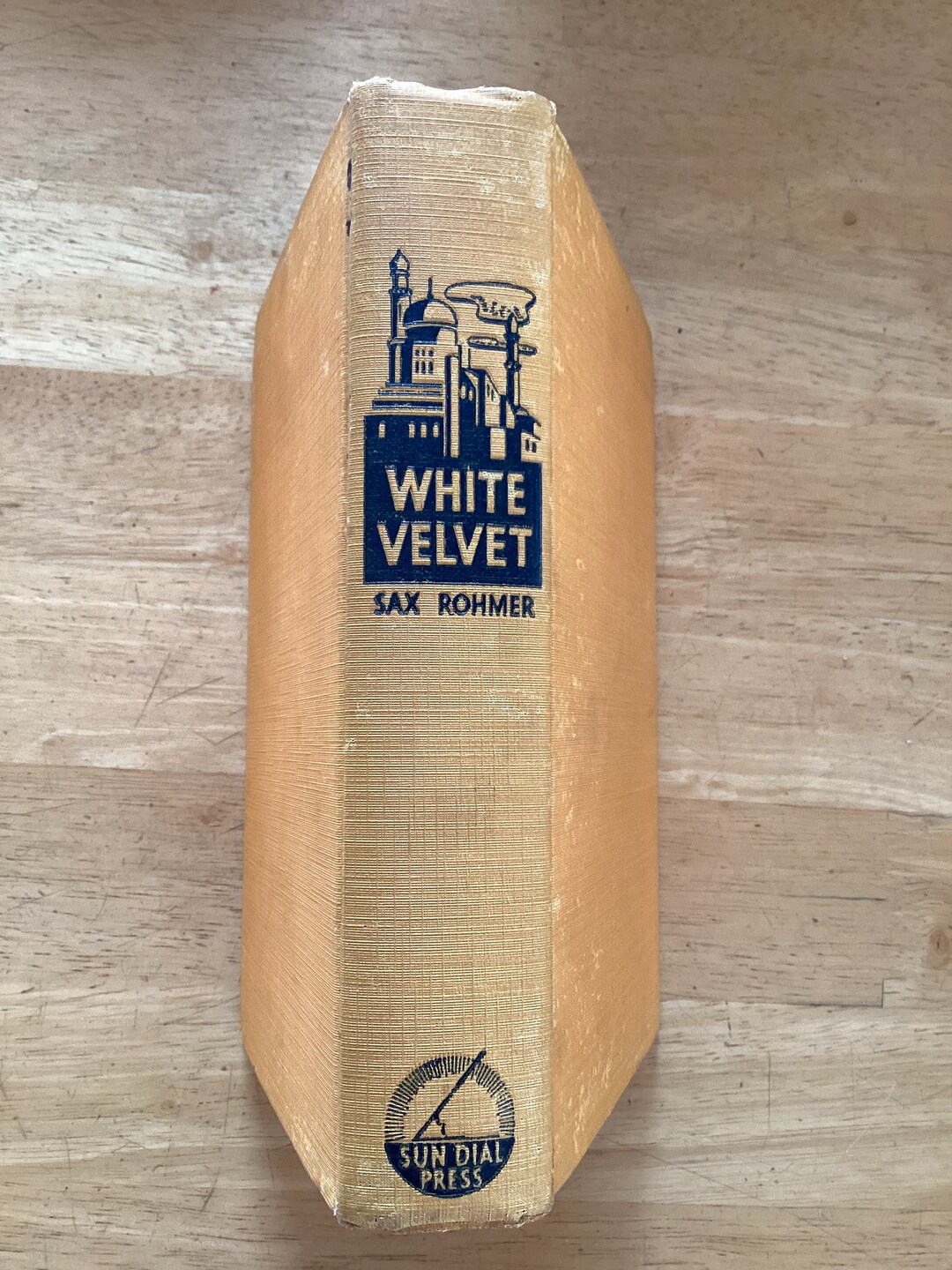 Sax Rohmer white Velvet 1937 Sun Dial Press FREE SHIPPING - Etsy