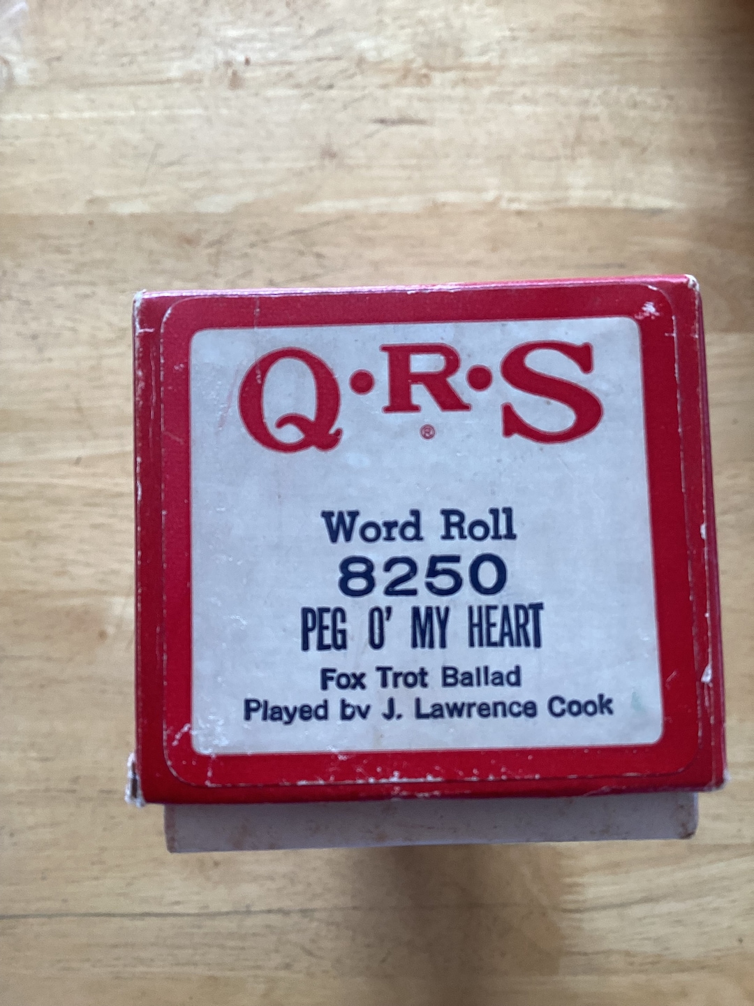 QRS Piano Roll Peg O My Heart 8250 Fox Trot Ballad - Etsy