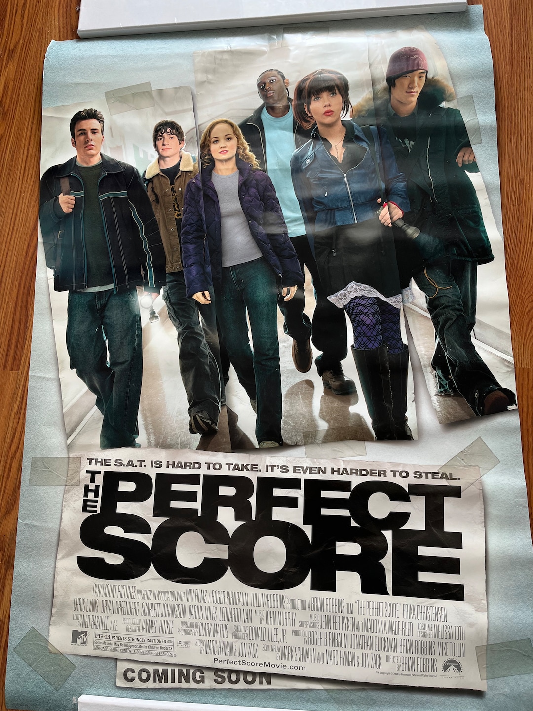Movie Poster the Perfect Score Starring Scarlett Johansson - Etsy