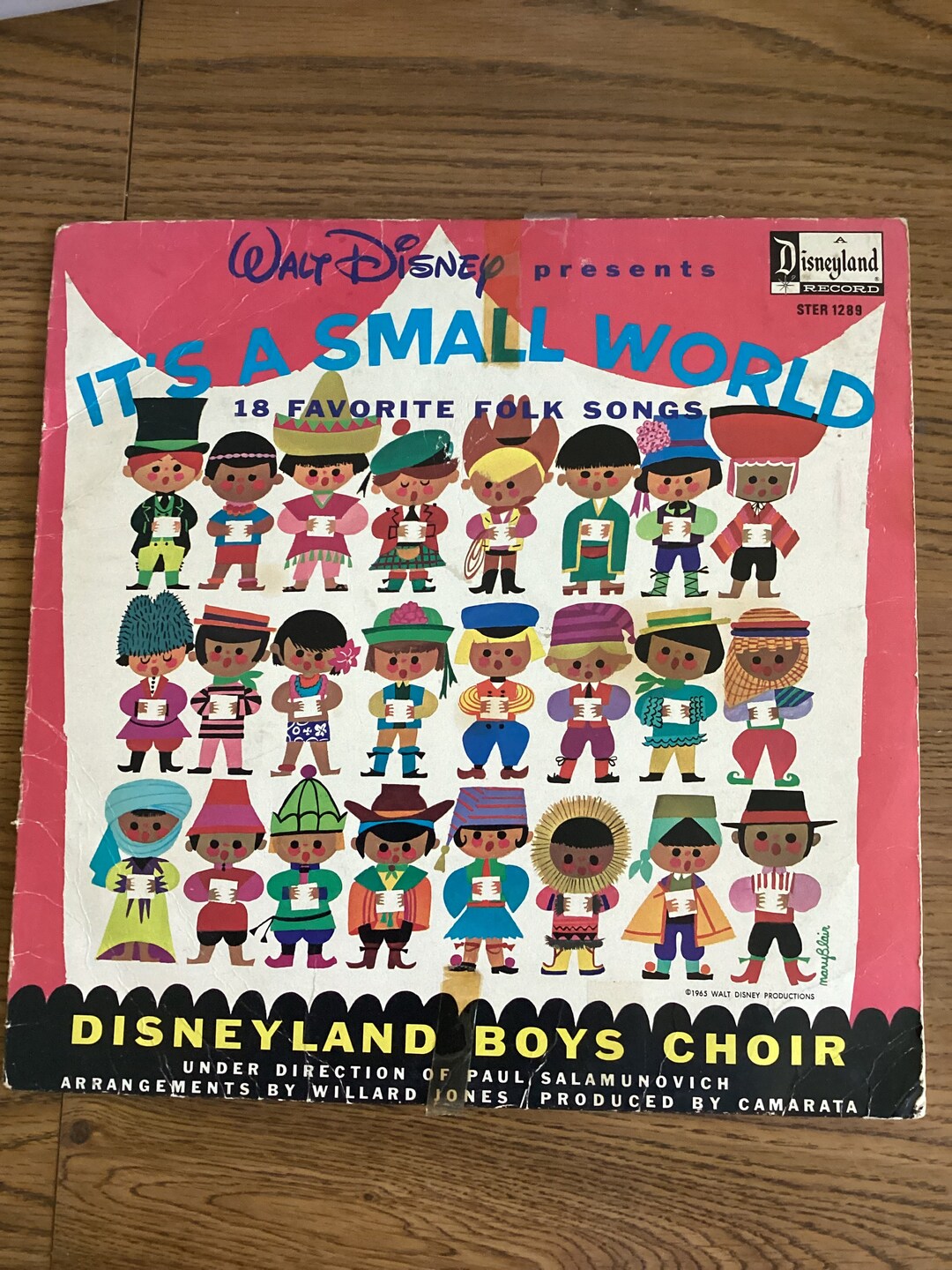 Disney Its a Small World LP Disneys Boys Choir STER1288 FREE SHIPPING ...
