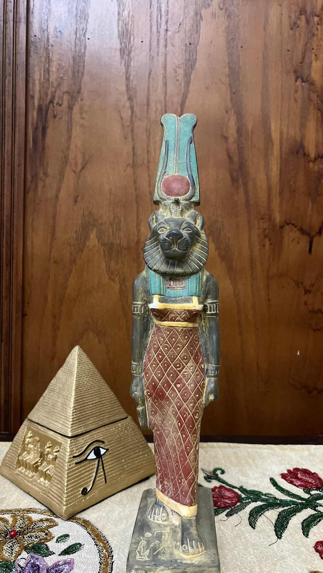 Egyptian Goddess Sekhmet Statue, Goddess Sekhmet Museum Replica Statue ...