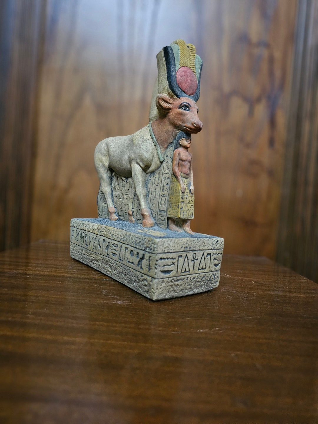 Goddess Hathor Statue in the Form of Cow With Amenhotep II From ...